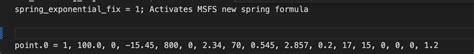 struts spring formula not matching sdk calculation sheet [msfs 2020