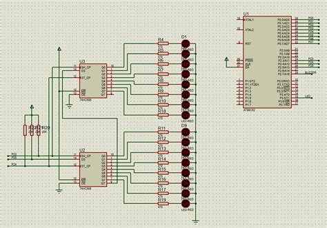 单片机学习笔记————51单片机实现两片联级74hc595依次逐个点亮led之后，再依次逐个熄灭led的跑马灯程序单片机逐个点亮逐个熄灭