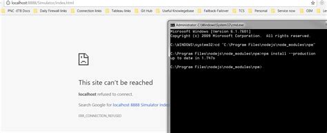 unable to access localhost npm start failed · issue 263 · tableau webdataconnector · github