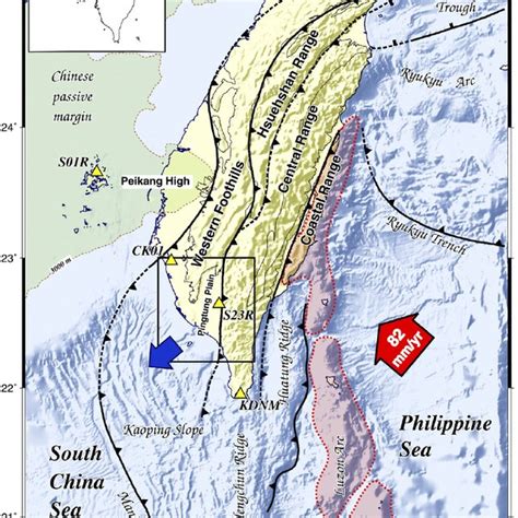 Pdf Contemporary Deformation Of Tectonic Escape In Sw Taiwan From Gps Observations 1995 2005