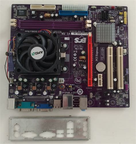 Moederbord Socket Am2 Ddr2 Pci E 16x Microatx 20 4 Pins Ecs