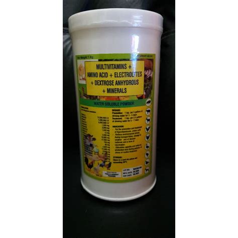 Multivitamins Amino Acids Electrolytes Dextrose Minerals