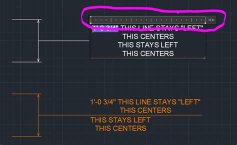 solved dimension text justification not working as planned autodesk