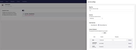 Mini List View Sort Order And Direction · Issue 13609 · Umbraco
