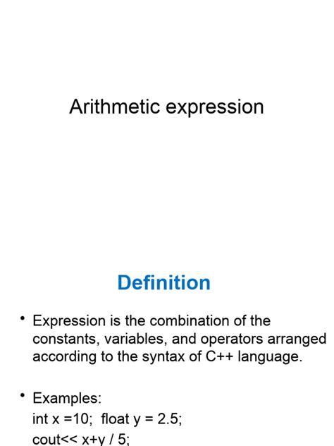 5arithmetic Expression Reviewed Pdf Namespace Mathematical Logic 5arithmetic Expression Reviewed Pdf Namespace Mathematical Logic