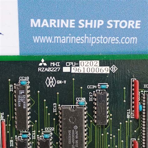 Mitsubishi Mhi Cpu 0202 Rza0227 96100069 Pcb Card Marine Ship Store