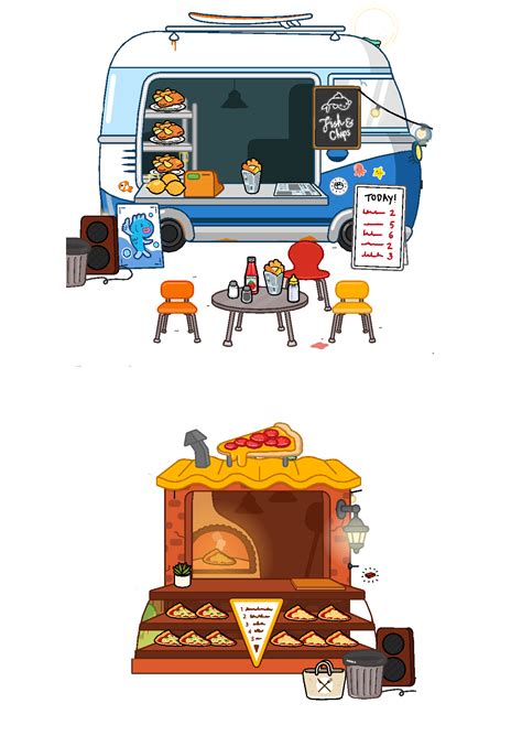 Схемы для бумажного мира Боб Сити Тока Бока распечатать Винтажные