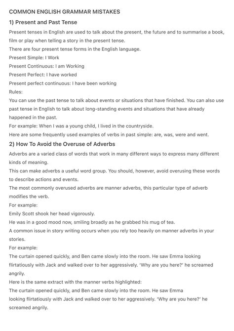 Solution Common English Grammar Mistakes Studypool