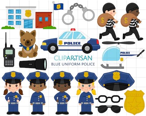 Police Officer In Action Clipart
