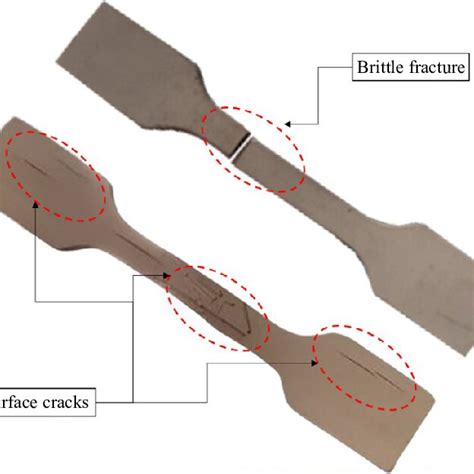 Representation Of Brittle Fracture And Surface Cracks In Brown Parts