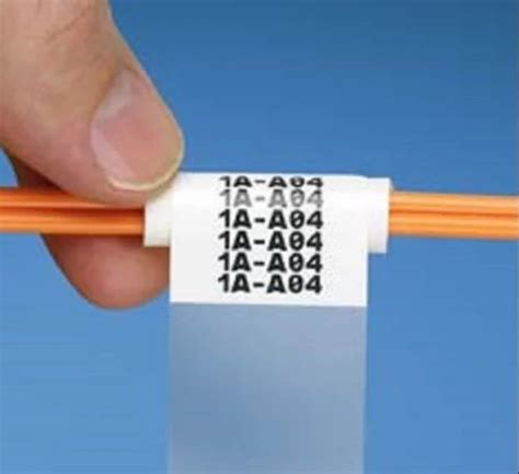 Polyester Cable Wrap Wire Marking Label Size 2x1inch Packaging Type