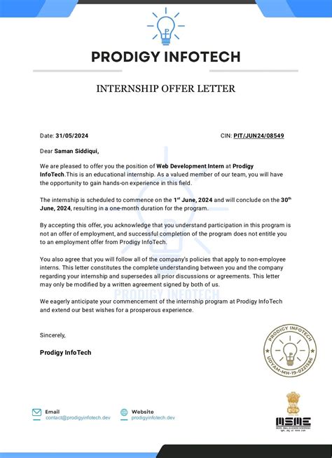 Saman Siddiqui On Linkedin Webdevelopment Internship Careergrowth