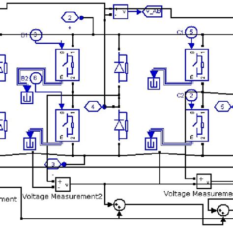 The Voltage Measuring Circuit Model Of The Inverter Download Scientific Diagram