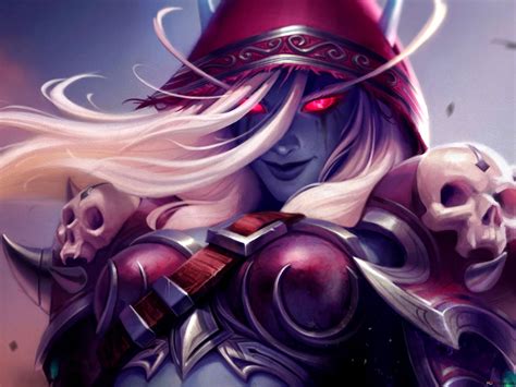 World Of Warcraft Wow Night Elf Sylvanas Windrunner 4k Wallpaper