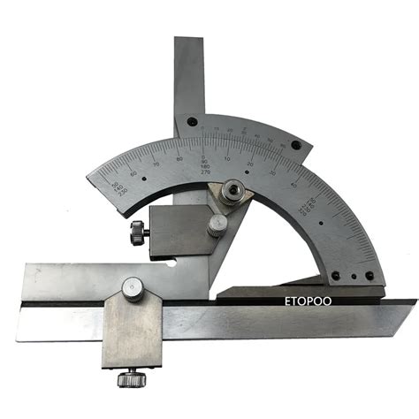 320 degree universal bevel protractor angular dial length 150mm in