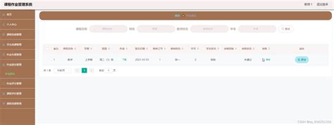 springboot vue项目课程作业管理系统 适合期末作业的小vue项目 csdn博客