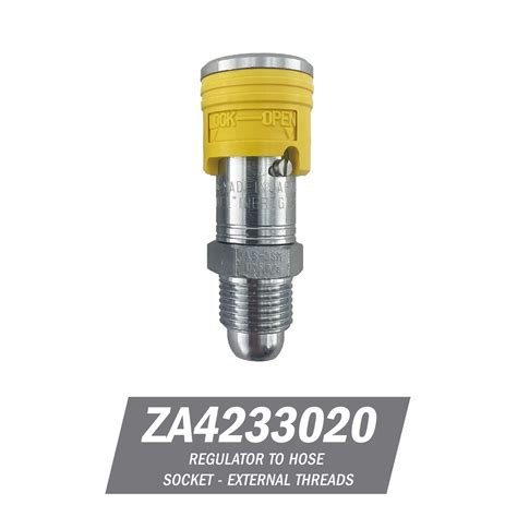 Inert Coupler Socket Regulator To Hose Koike Aronson