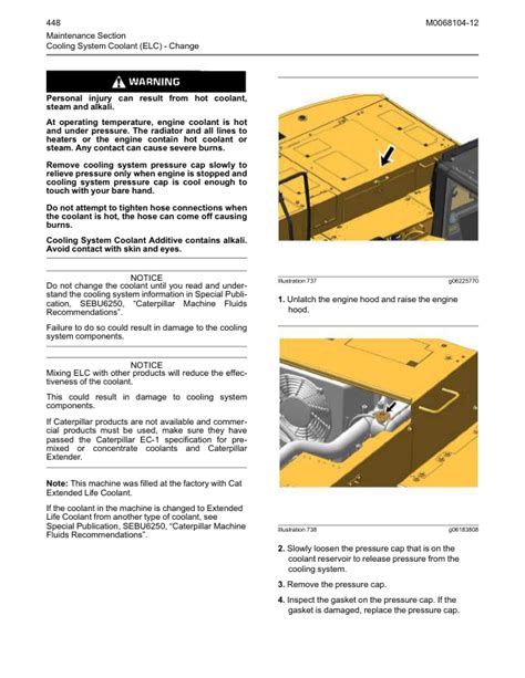 Caterpillar 320 323 Excavator Operation Maintenance Manual