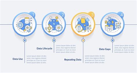 Premium Vector Database Management Strategy Circle Infographic Template