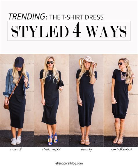 The Top Trend Series Four Ways To Style A T Shirt Dress Lifestyle