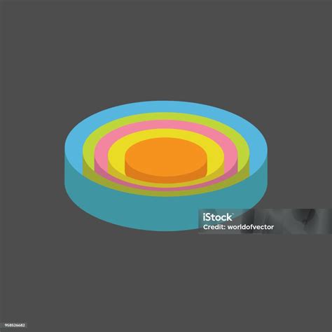 다채로운 둥근 원형 무대 연단 요소입니다 디스플레이 대 한 빈 Pedistal입니다 격리 검은 배경 템플릿입니다 평면