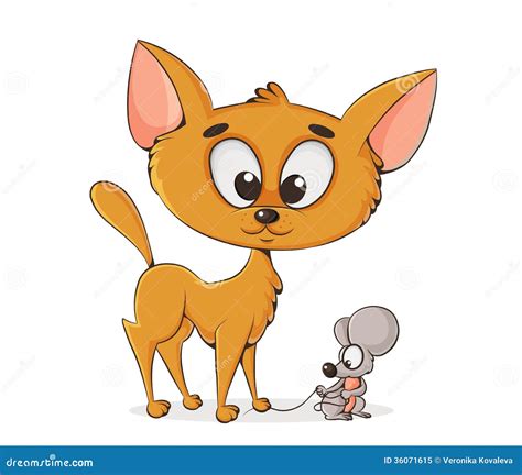 Cat And Mouse Stock Vector Illustration Of Winning Domestic 36071615