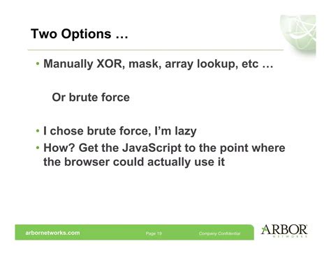 Reverse Engineering Malicious Javascript Ppt