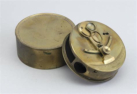 Pocket Sextant 19th Century Case Diameter 35î Auction