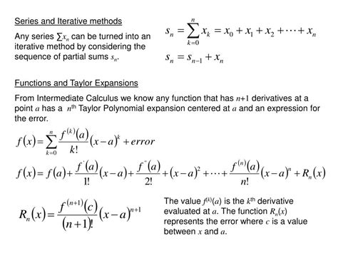 PPT Taylor Series Error PowerPoint Presentation Free Download ID