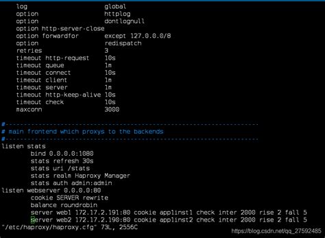 Centos74 部署haproxy，实现web集群负载均衡centos74部署haproxy负载均衡 Csdn博客