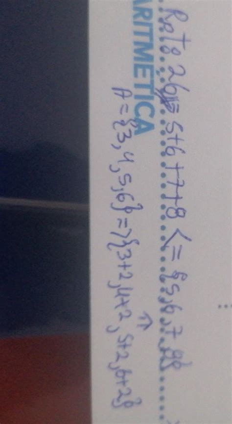 Calcular La Suma De Los Elementos Del Conjunto A Brainly Lat