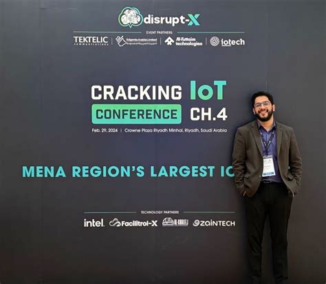 Aaqib Bhat On Linkedin Crackingiot Iot Disruptx Riyadh2024