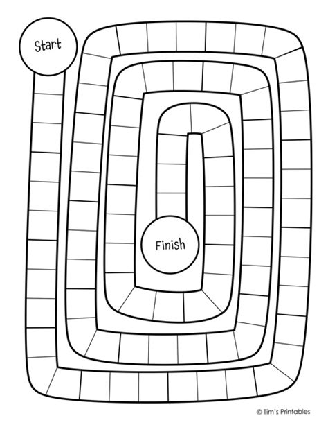 Board Game Templates Tims Printables