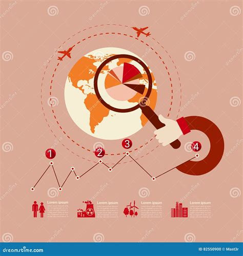 Graph Set Environment Diagram Infographic Icon Business Chart Stock Vector Illustration Of