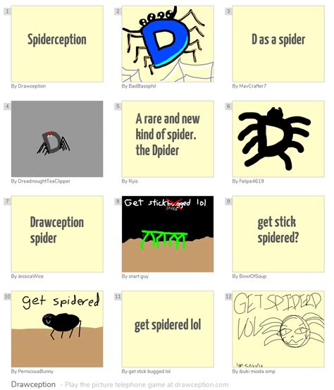 Spiderception Drawception