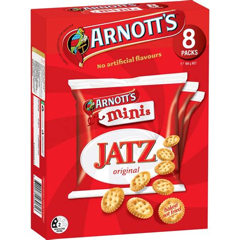 Calories In Arnotts Jatz Mini Multipack Calcount