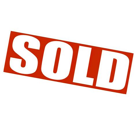 Sold Sign