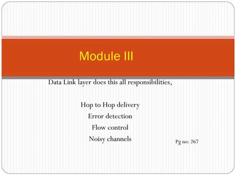 Mod 3 Cn Ppt 1 Pdf Bca Bsc Btech Notes PPT