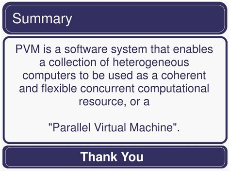Ppt Pvm Parallel Virtual Machine ‏ Powerpoint Presentation Free Download Id3360614