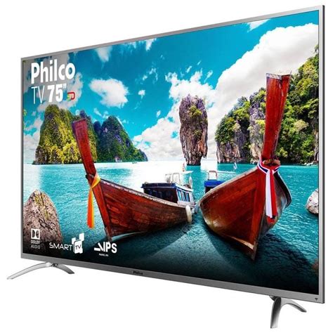 Smart Tv Led 75 Polegadas Philco Ptv75e30dswnt 4k Usb Hdmi Bivolt Madeiramadeira