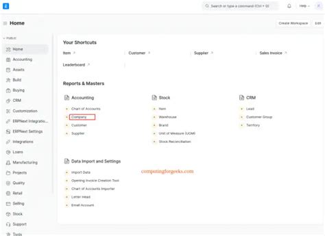 How To Run Erpnext Erp System In Docker Containers Computingforgeeks