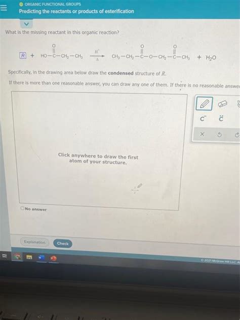 solved organic functional groups predicting the reactants
