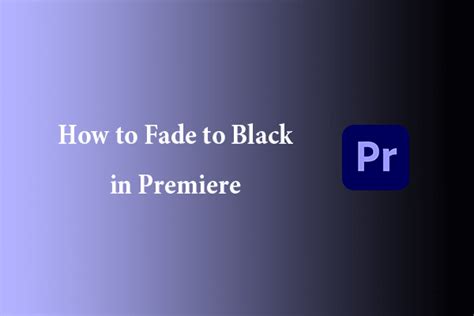 How To Make Text Fade In And Out In Premiere Pro