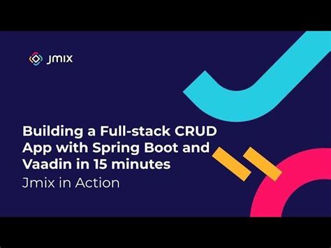 How To Create A Crud App With Jmix Alex Burov Posted On The Topic Linkedin