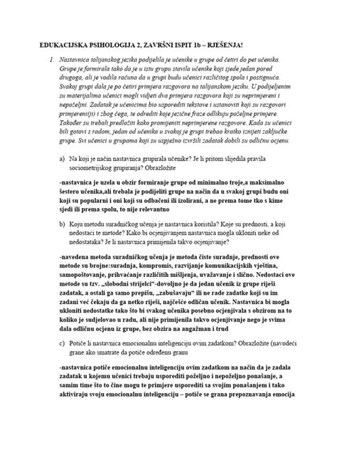 Edukacijskaprimjer Završnog Pdf