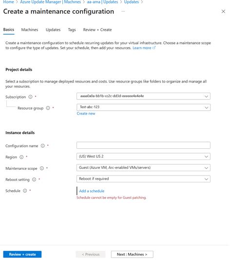 Scheduling Recurring Updates In Azure Update Manager Microsoft Learn