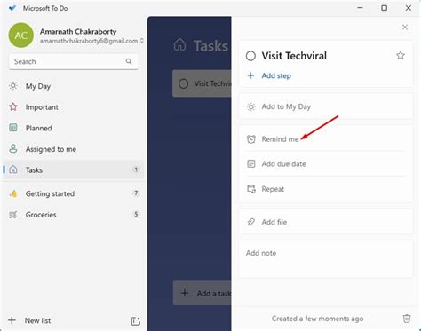 How To Create Tasks Set Reminders In Windows Techviral