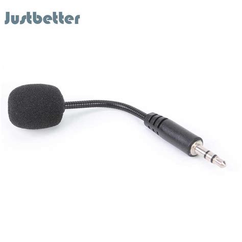 Fleksibel 3 5mm Jack Mikrofon Mini Mic Untuk Pc Laptop Ponsel Notebook Lazada Indonesia