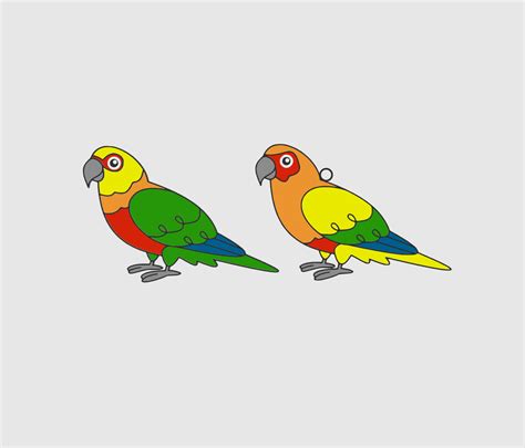 Aratinga Parrot Keychains By Dub1ns Makerworld