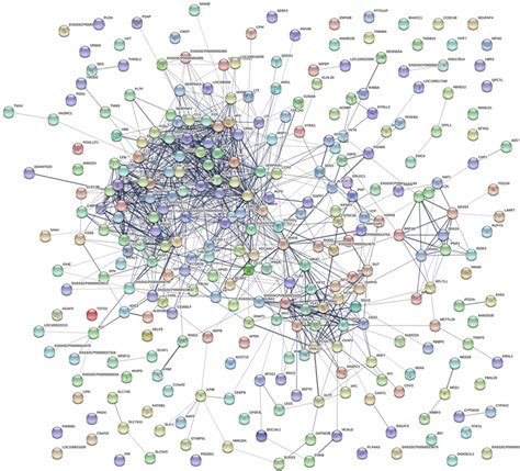PPI Network Of DEPs Between PSS And NPSS The PPI Network Map Was Download Scientific Diagram